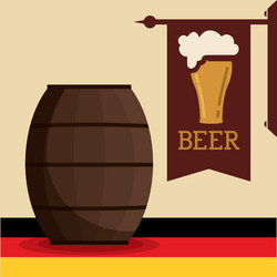 Premium quality german beer Royalty Free Vector Image