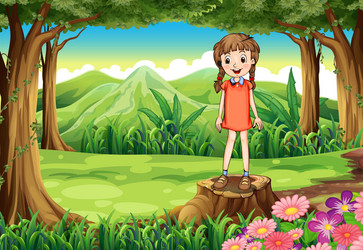 Tall Girl Cartoon Vector Images (over 720)