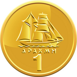 Gold coin Royalty Free Vector Image - VectorStock