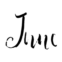 June Calligraphy Vector Images (over 3,800)