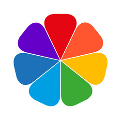 Seven Petals Flower Vector Images (over 110)