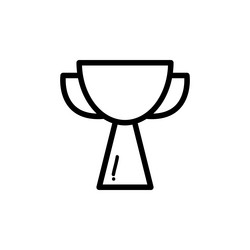 Trophy icon logo image Royalty Free Vector Image