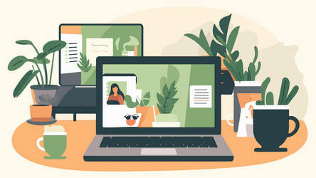 Screen Collage Laptop Vector Images (85)
