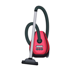 Isometric vacuum cleaner isolated on white Vector Image
