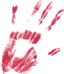Red Hand Print Vector Images (over 64,000)