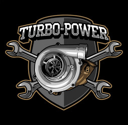 Turbo kit template for graphic design Royalty Free Vector