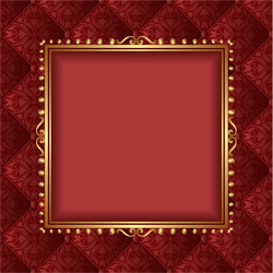 Elegant Maroon Baroque Background Royalty Free Vector Image