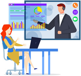 Report to Boss Vector Images (over 2,400)