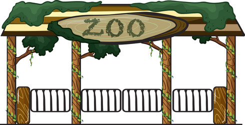 Zoo Gate Clipart