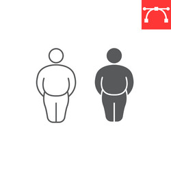 Fat Man Outline Vector Images (over 1,400)