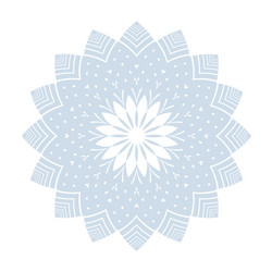 Paper snowflake Royalty Free Vector Image - VectorStock