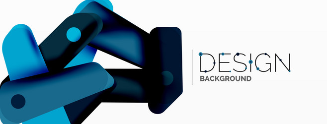 Tech minimal geometric wallpaper creative Vector Image