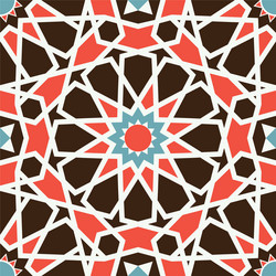 Arabesque seamless pattern Royalty Free Vector Image