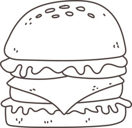 Burger Outline Vector Images (over 15,000)