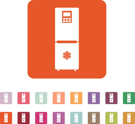 Icebox icon fridge and refrigerator symbol Vector Image