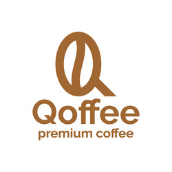 Express coffee logo design Royalty Free Vector Image