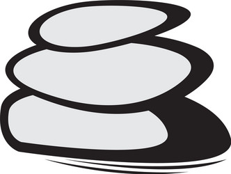 Stacked rocks icon Royalty Free Vector Image - VectorStock