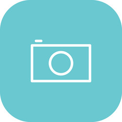Camera icon with white background Royalty Free Vector Image