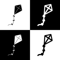 No kite flying sign warning Royalty Free Vector Image