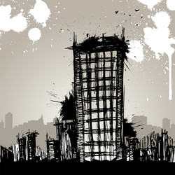 Grunge Building Vector Images (over 17,000)