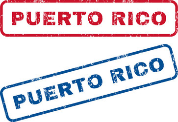 Assembled in puerto rico rubber stamp Royalty Free Vector