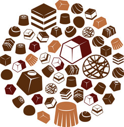 Chocolate Circle Vector Images (over 8,500)