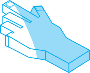 Human hand 3d Royalty Free Vector Image - VectorStock