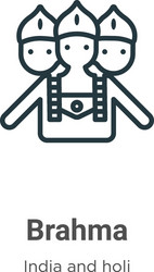 Hindu Lord Brahma Vector Images (94)