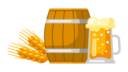 Oktoberfest beer festival celebration Royalty Free Vector