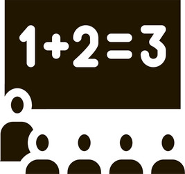 Preschool class children education mathematics Vector Image