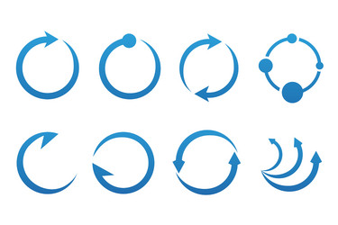 Ecology rocket recycling sign Royalty Free Vector Image