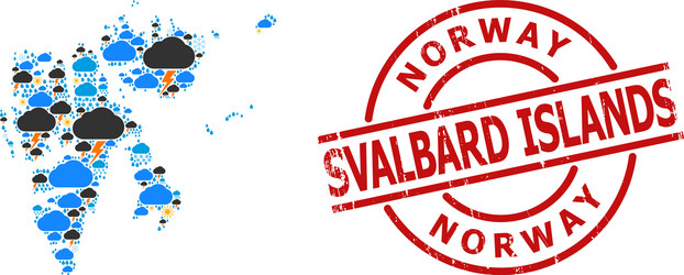 Map Svalbard Spitsbergen Vector Images (over 140)