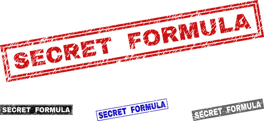 Secret formula rubber stamp Royalty Free Vector Image