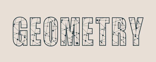 Word science lettering Royalty Free Vector Image