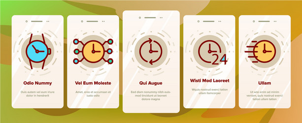 Realistic detailed 3d clock different time zone Vector Image