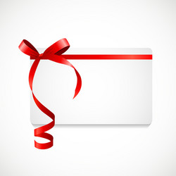 Gift box from ribbons isolated on white background