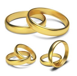 2 two number golden yellow metal letter Royalty Free Vector