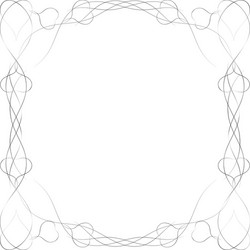 Black pattern frame with hearts Royalty Free Vector Image