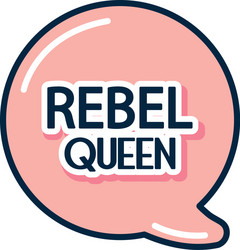 Slang bubble concept pink speech Royalty Free Vector Image