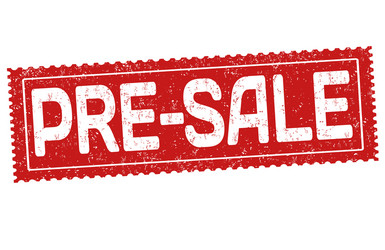 Pre-sale grunge rubber stamp Royalty Free Vector Image