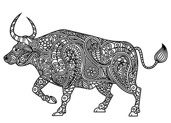 Bull Stencil Vector Images (over 220)