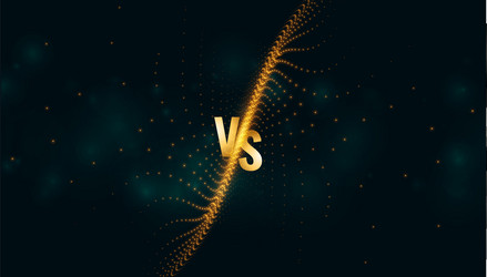 Concept vs comparison between two sides template Vector Image