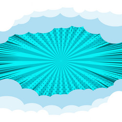 Comic swirl background swirl radial pattern Vector Image