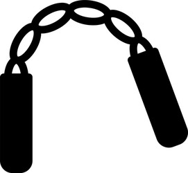 Nunchucks Royalty Free Vector Image - VectorStock