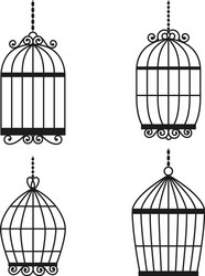 Bird Cage Line Drawing Vector Images (over 620)