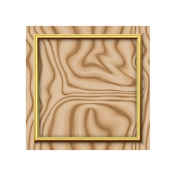 Golden modern frame border design Royalty Free Vector Image
