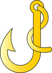 Crying fish on hook Royalty Free Vector Image - VectorStock