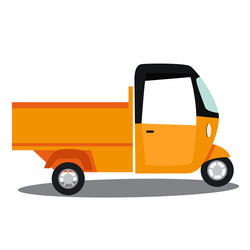 Image indian commercial three wheeler Royalty Free Vector