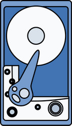 Cd rom hardware Royalty Free Vector Image - VectorStock