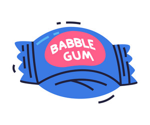 Bubble gum ball machine as sweet chewing gum Vector Image